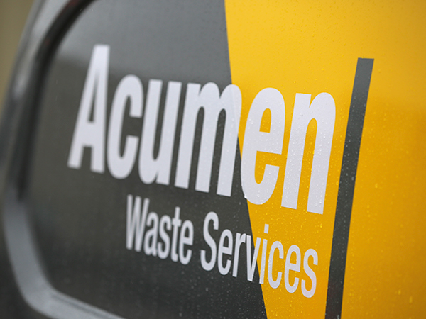 Acumen Trials Waste Diversion from Landfill to Recycling and ...